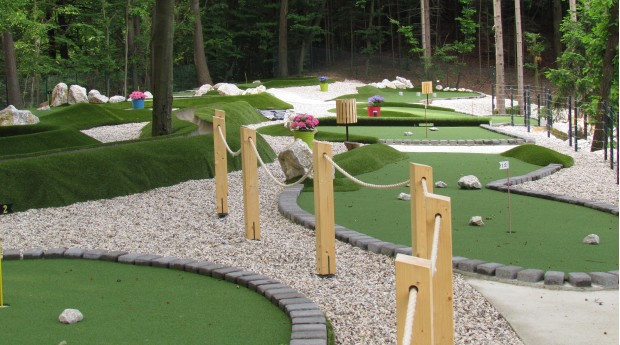 Mini Golf and Gold Mine Panorama
